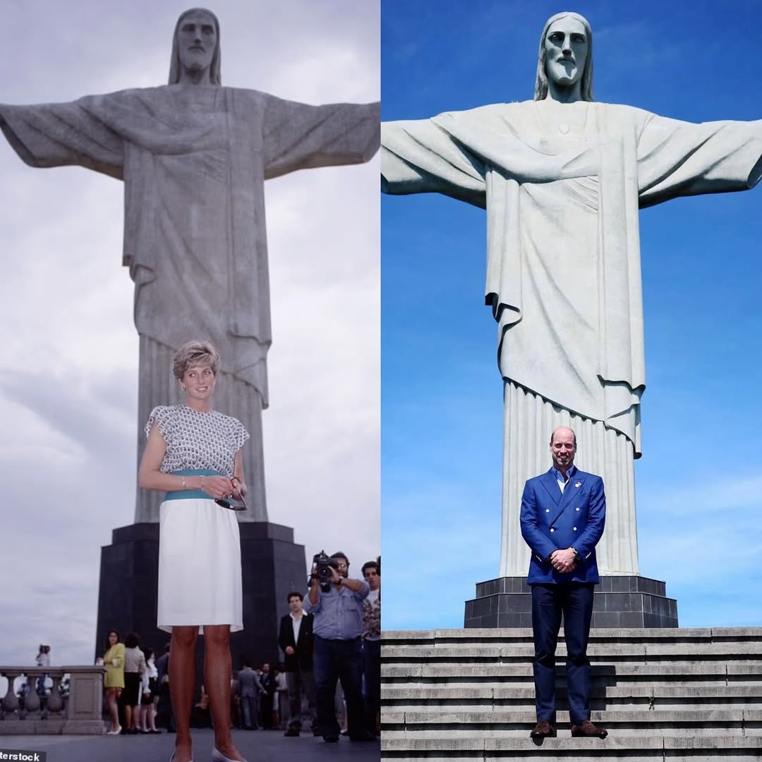 Prince William follows in Princess Diana's footsteps with iconic Rio de ...