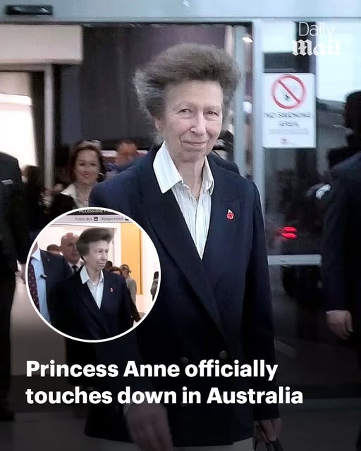 Welcome to sunny Sydney! Princess Anne officially touches down in ...